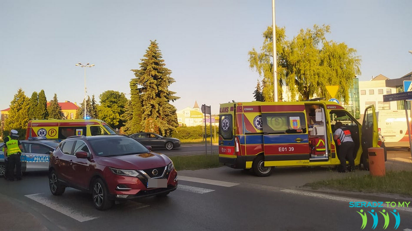 SIERADZ TO MY: Potrącenie na oznakowanym przejściu dla pieszych