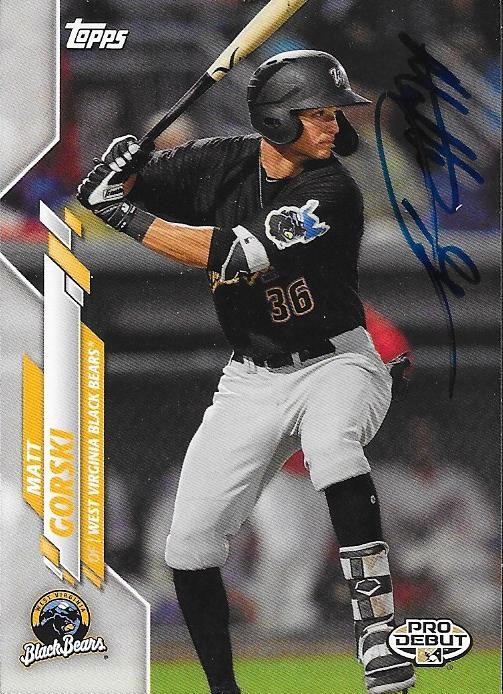 foul bunt: TTM Success - Matt Gorski