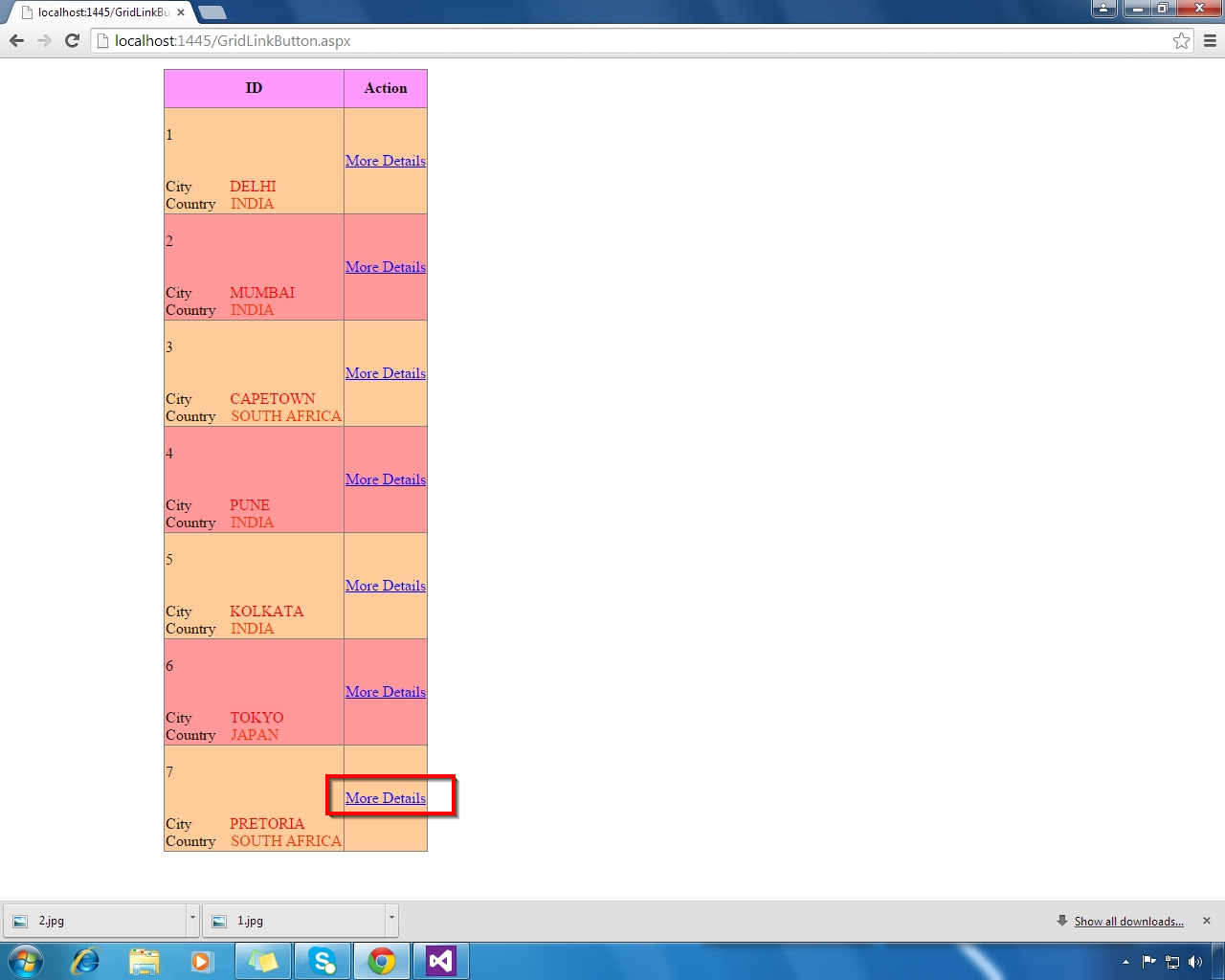 LinkButton Click Event Inside GridView Using SelectedIndexChanged in ... LinkButton Click Event Inside GridView Using SelectedIndexChanged in ...