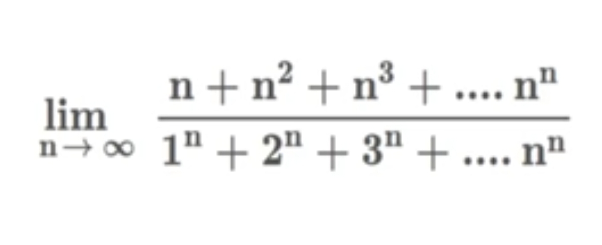 ACADEMIC GUIDE : IIT JEE SUPER DIFFICULT LIMITS QUESTION