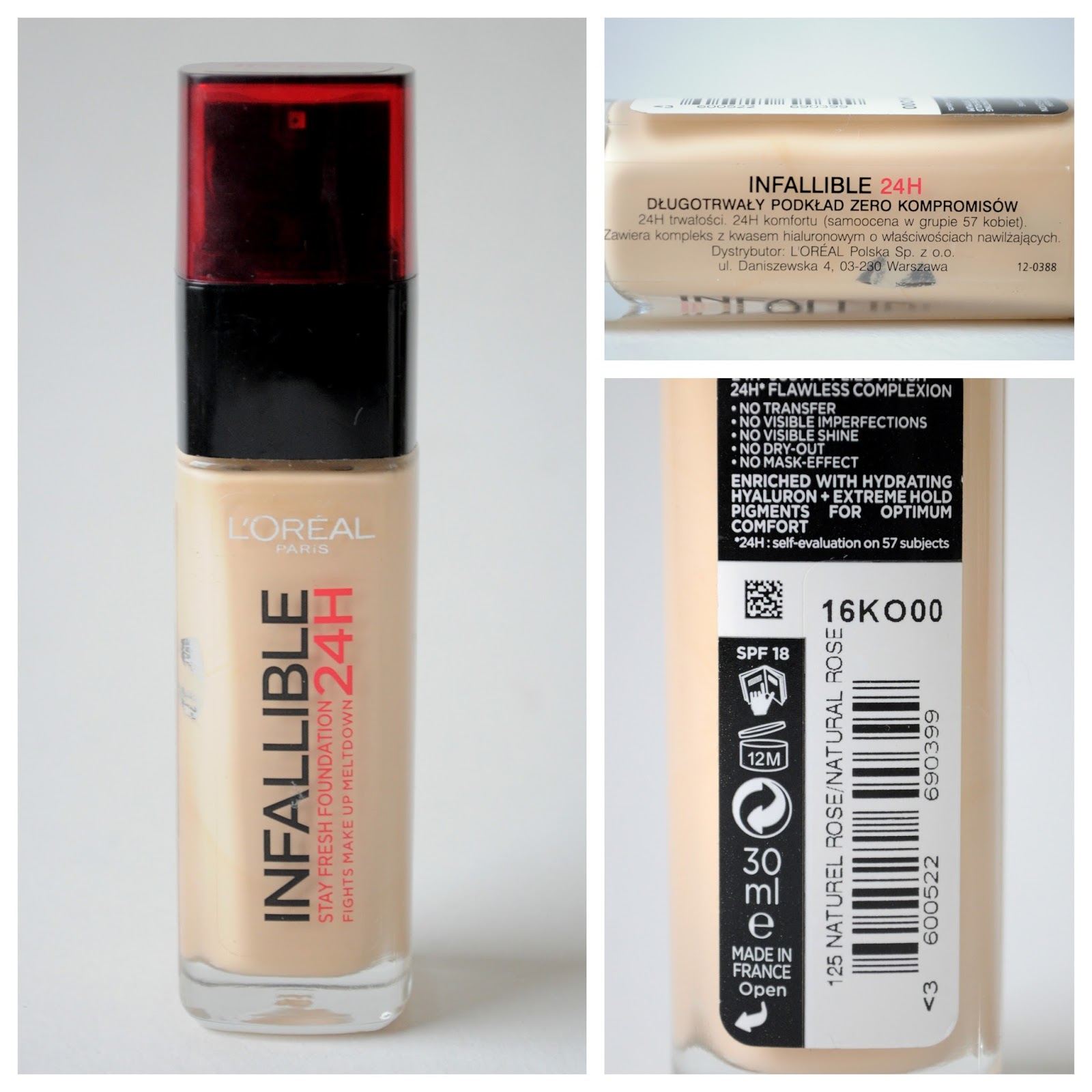 NEVER ENOUGH COSMETICS: L'Oreal Infallible 24h - review