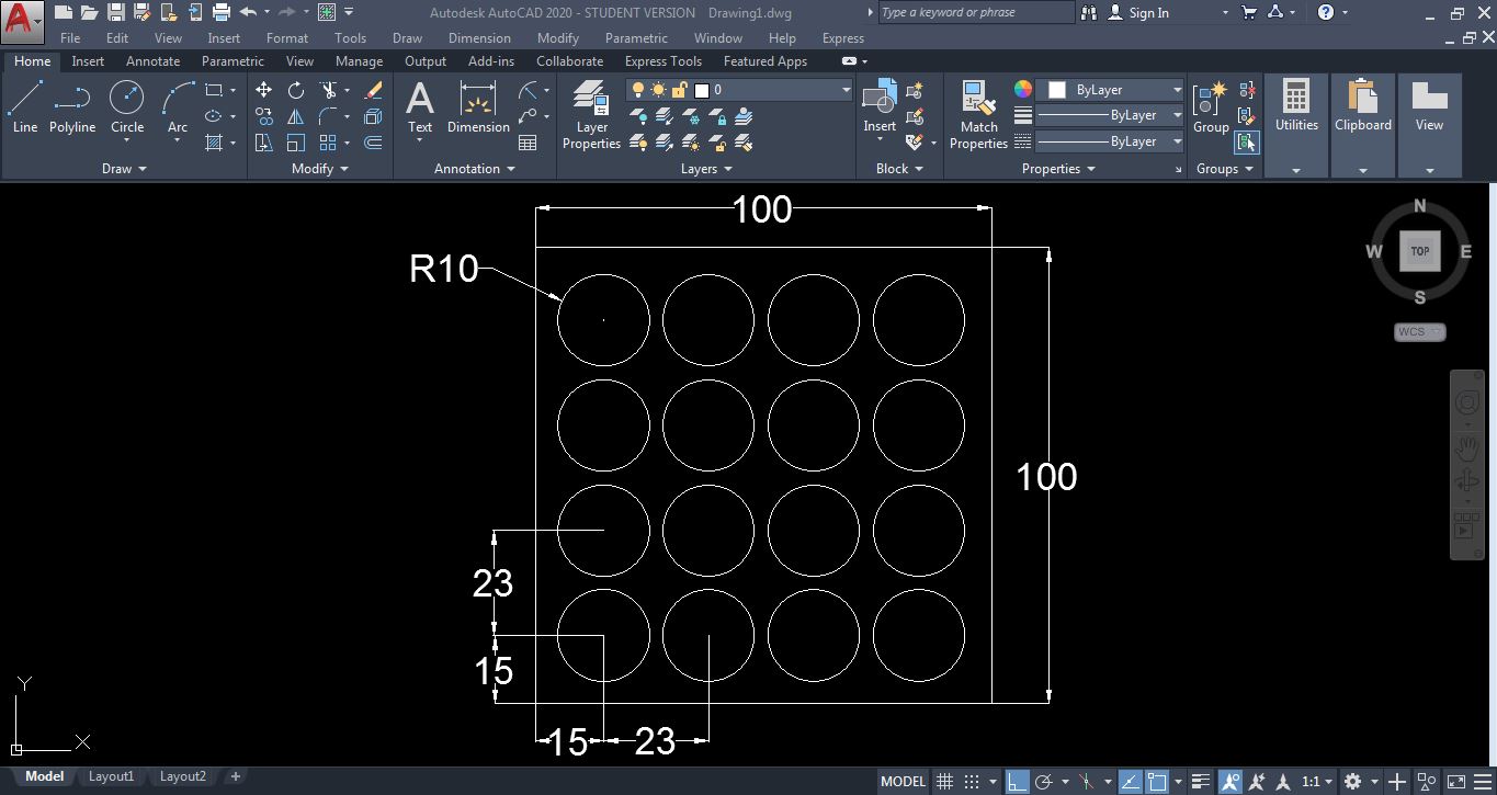 Important And Very Interesting Command In Autocad Array And Their Types With Short Key Er