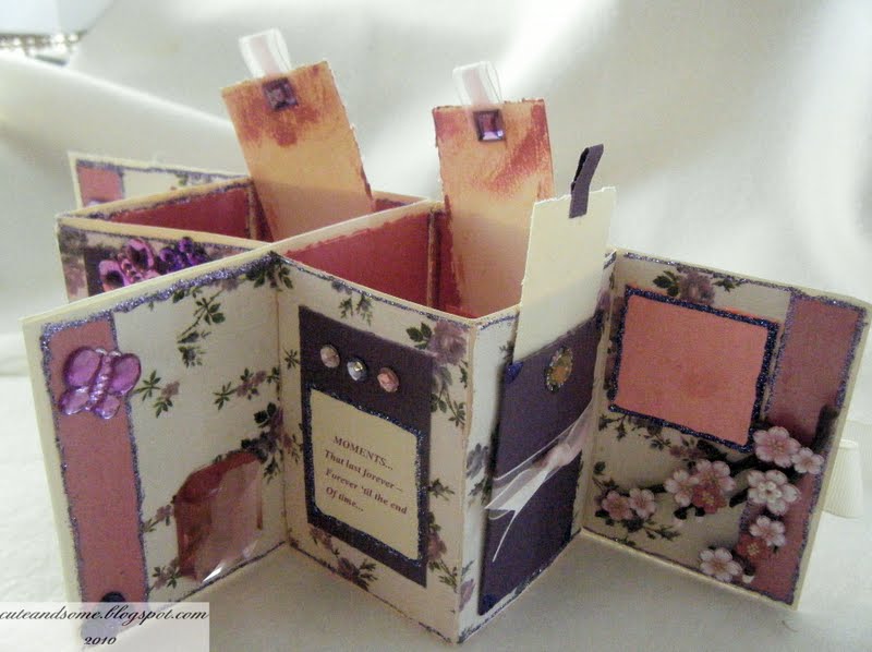 Cute and Some: I CALL IT A CARD!!! YOU MIGHT CALL IT A MINI BOOK!!!