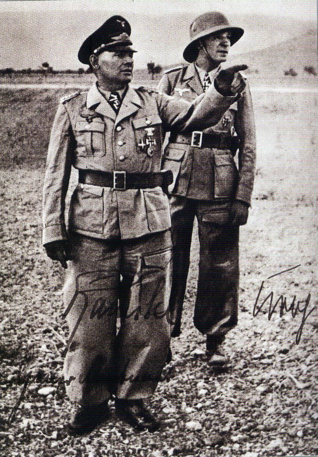 NAZI JERMAN: Foto Hermann-Bernhard Ramcke, Jenderal Fallschirmjäger