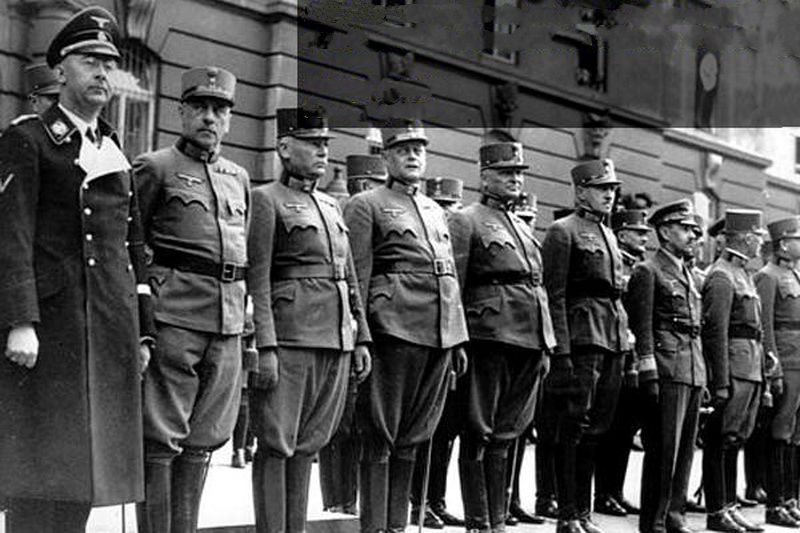 NAZI JERMAN: Foto "Anschluss" (Penyatuan) Jerman-Austria