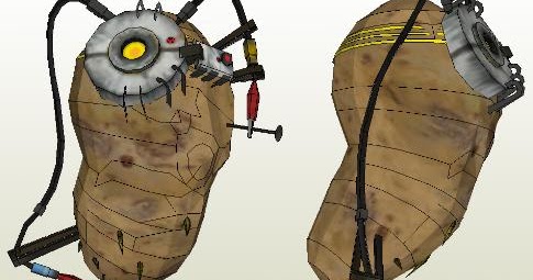 Portal 2 - PotatOS Papercraft | Papercraft Paradise | PaperCrafts ...