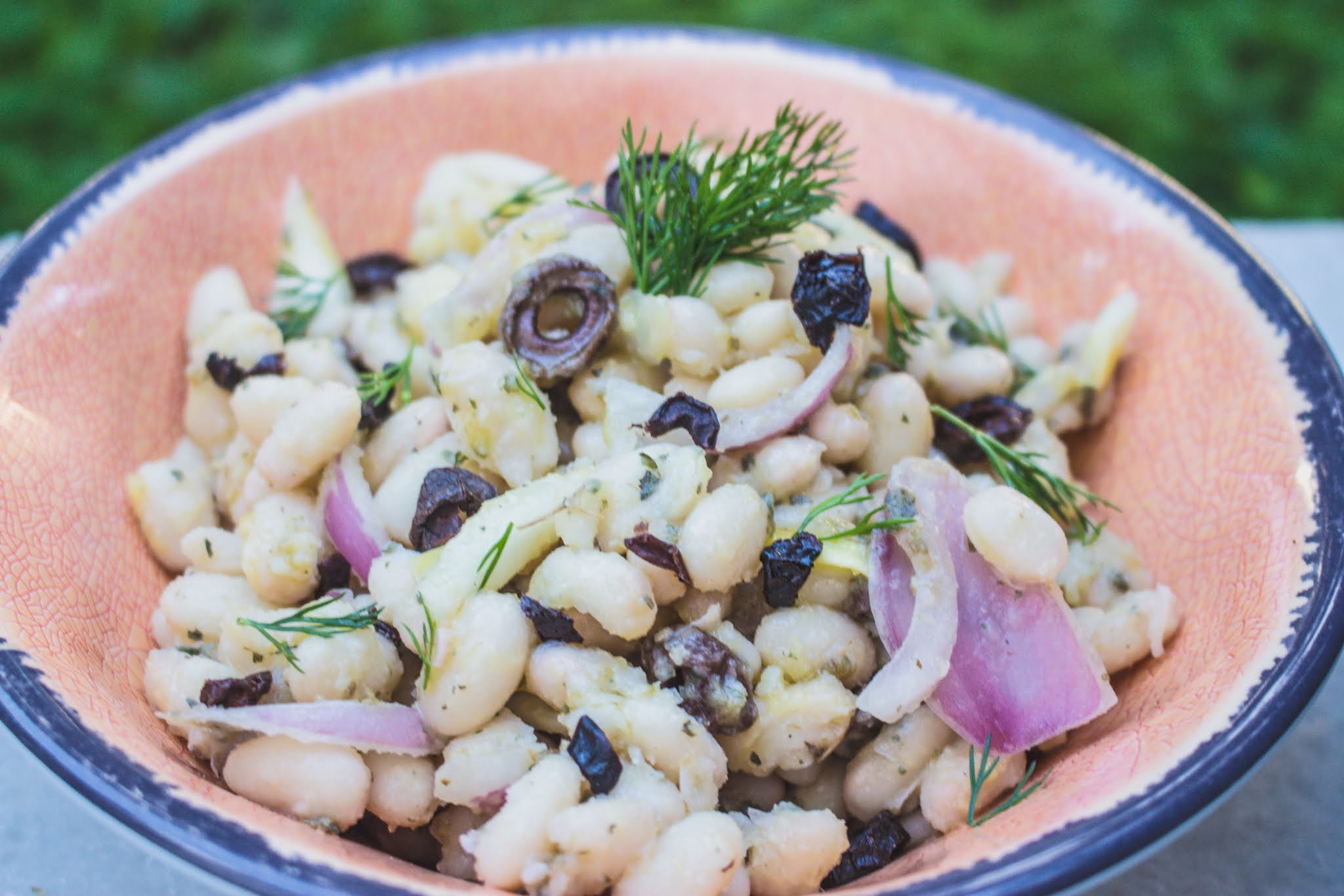 ΦΑΣΟΛΙΑ ΞΥΔΑΤΑ ΣΑΛΑΤΑ | BEANS VINEGAR SALAD | Grecian Taste
