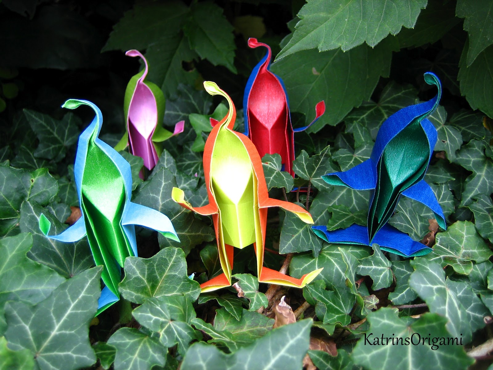 Origami die Kunst des Papierfaltens: Origami Elf