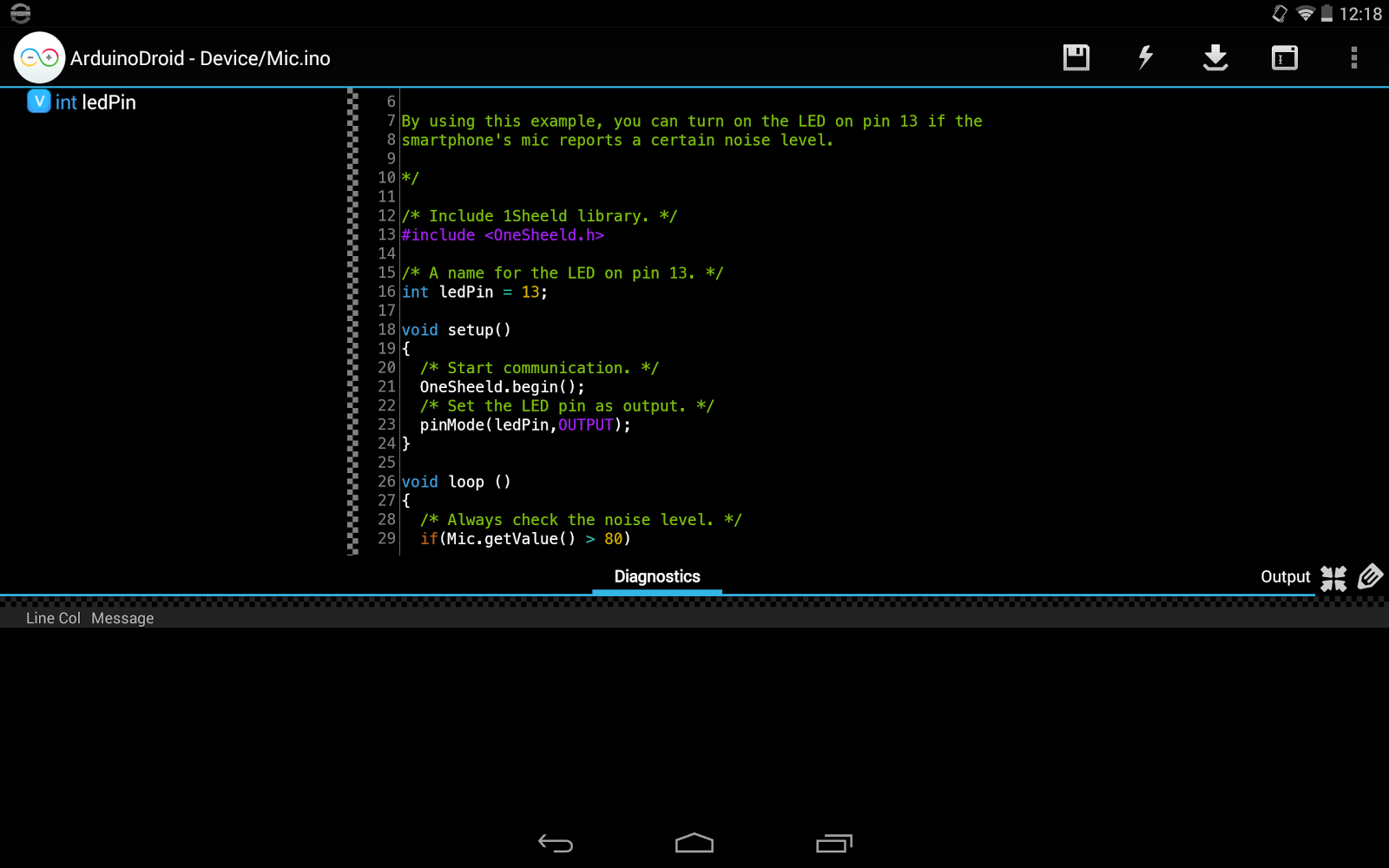 Arduinodroid Arduino Ide ~ Apps Do Android