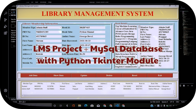 Library Management System With Python | SUPOTRONIX