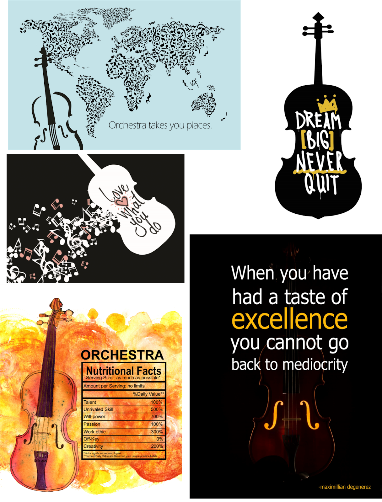 Orchestra Classroom: Orchestra theme for the new school year