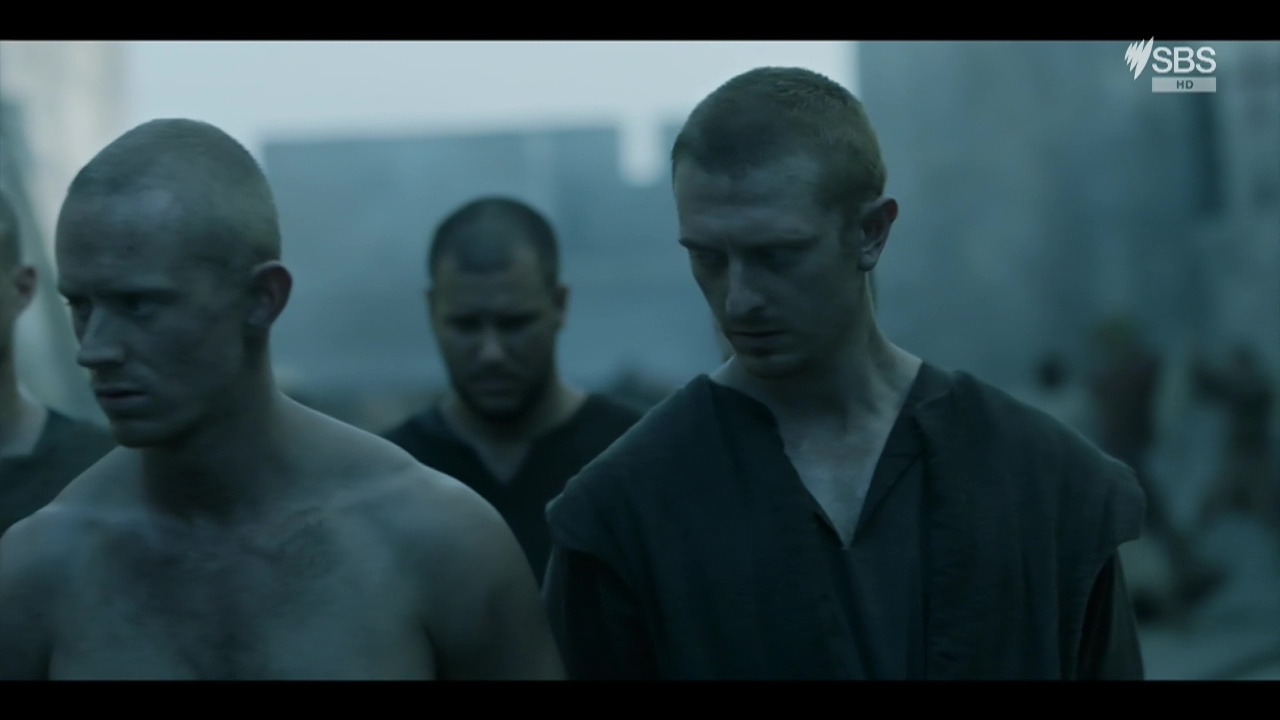 ausCAPS: Dean Ridge shirtless in Knightfall 2-02 "The Devil Inside"
