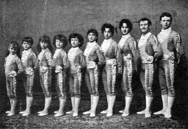 Pictures of the Kremos, a Swiss Family of Acrobats, From the Late 19th ...