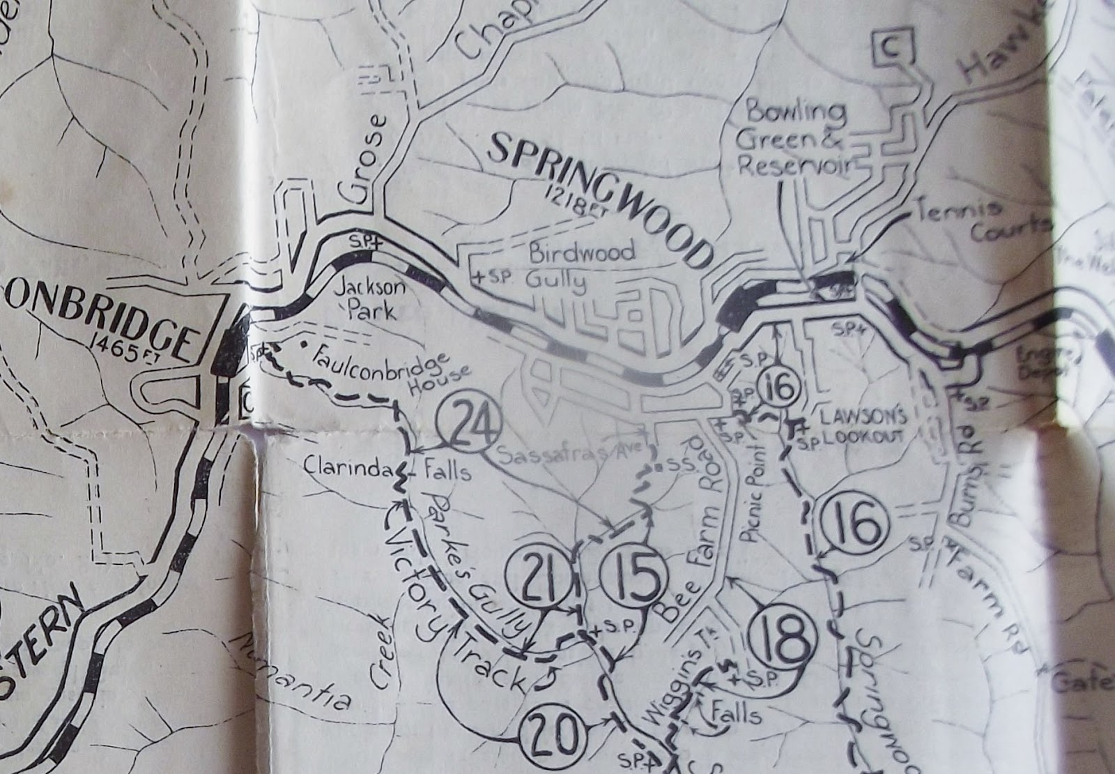 John's Blue Mountains Blog: 1938 MAP (PART 18): SPRINGWOOD - BEE FARM ...