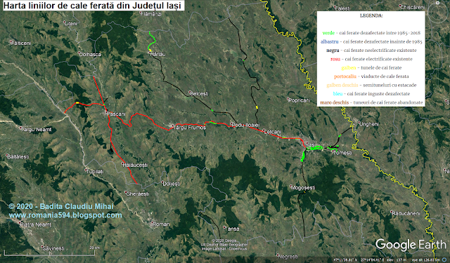 Cai ferate din Iasi, de la inceputuri pana in prezent.