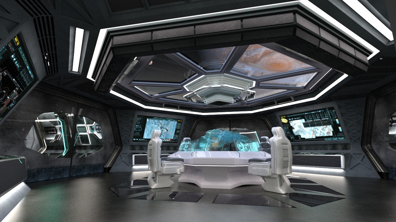 Download DAZ Studio 3 for FREE!: DAZ 3D - Spaceship Command Center