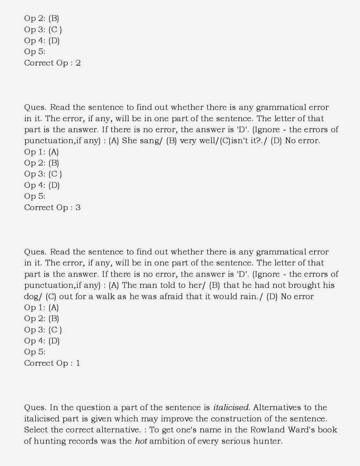 Download free books and study material: English sample questions for ...