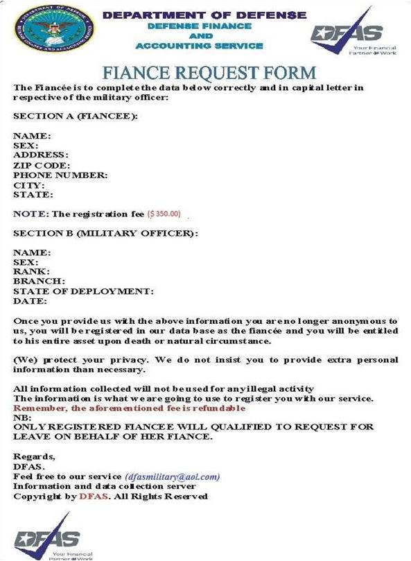 Special Forces Association Chapter IX: Beware - DFAS Scam