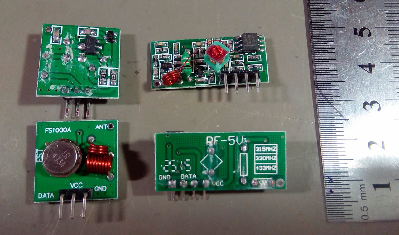 Pakéquis: Sobre módulos de RF de 433MHz