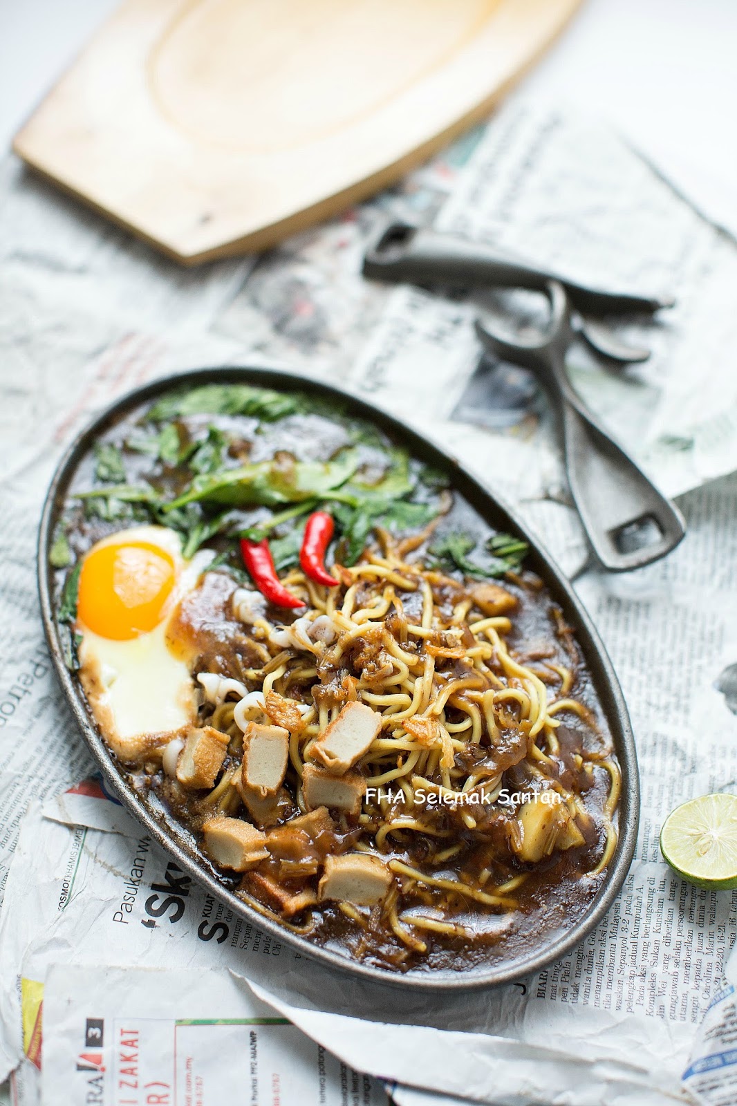 SIZZLING MEE.... yang awesome !!! - FHA Selemak Santan