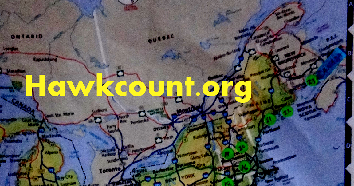 Soddy Mountain Hawk Watch: Hawk Count Sites with Map