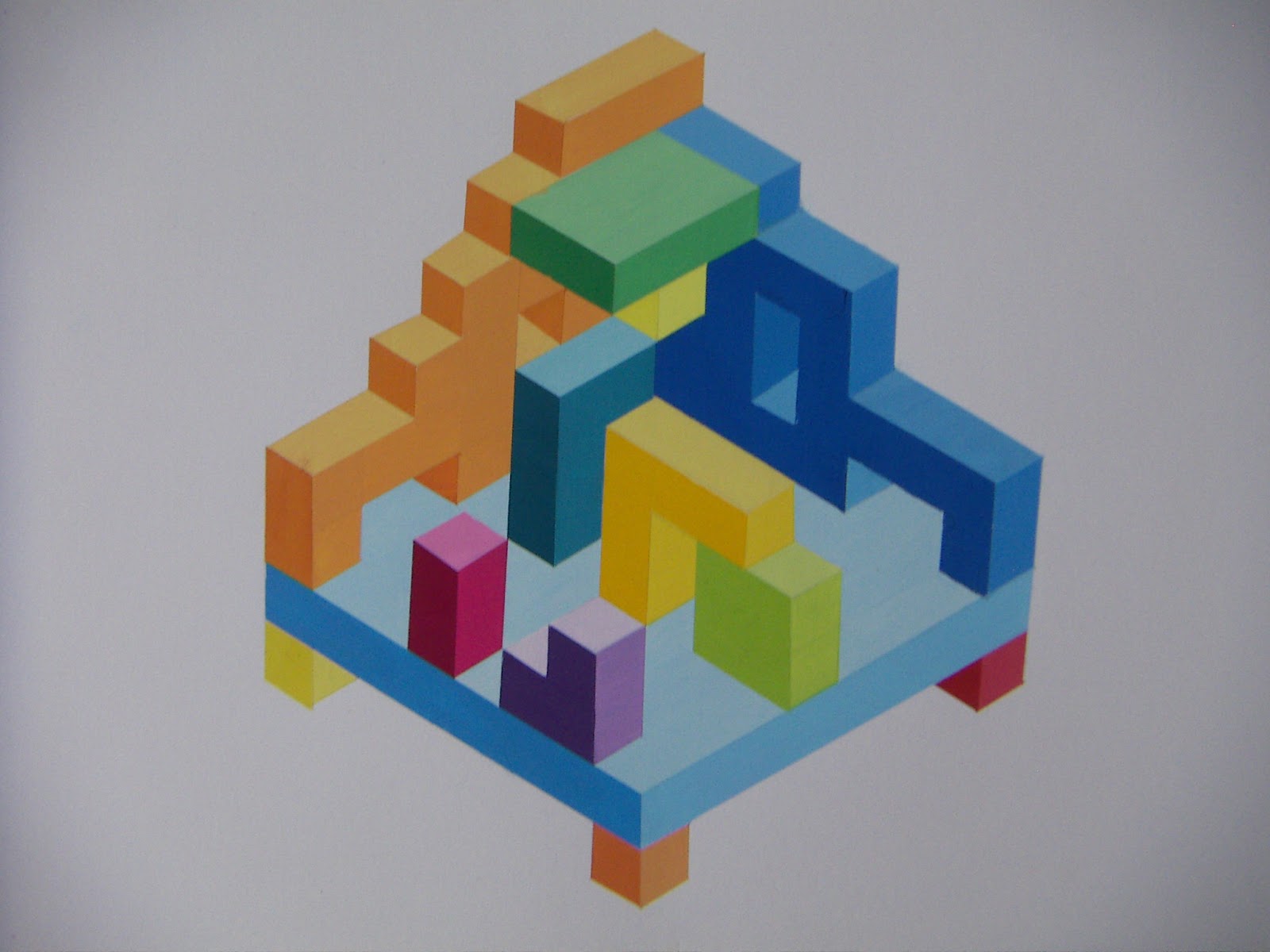 Inés Gil : La ciudad de los cubos