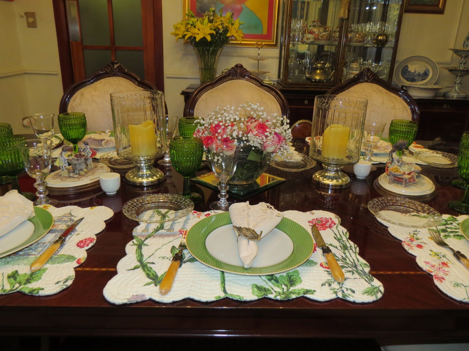 FABBY'S LIVING: My Birthday Luncheon Table.