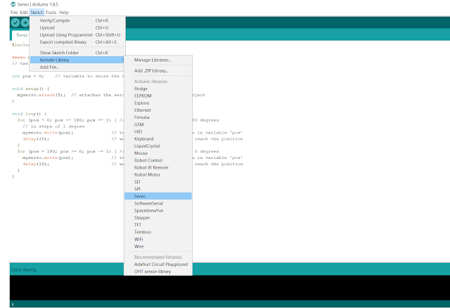 How to control Servo Motor using Arduino