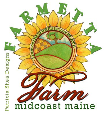 patternpatisserie: Designing a logo for Farmetta Farm, Morrill, Maine