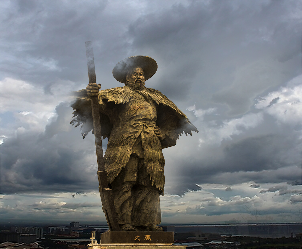 King yu combating the flood ~ Historical China-History timeline of Chinese