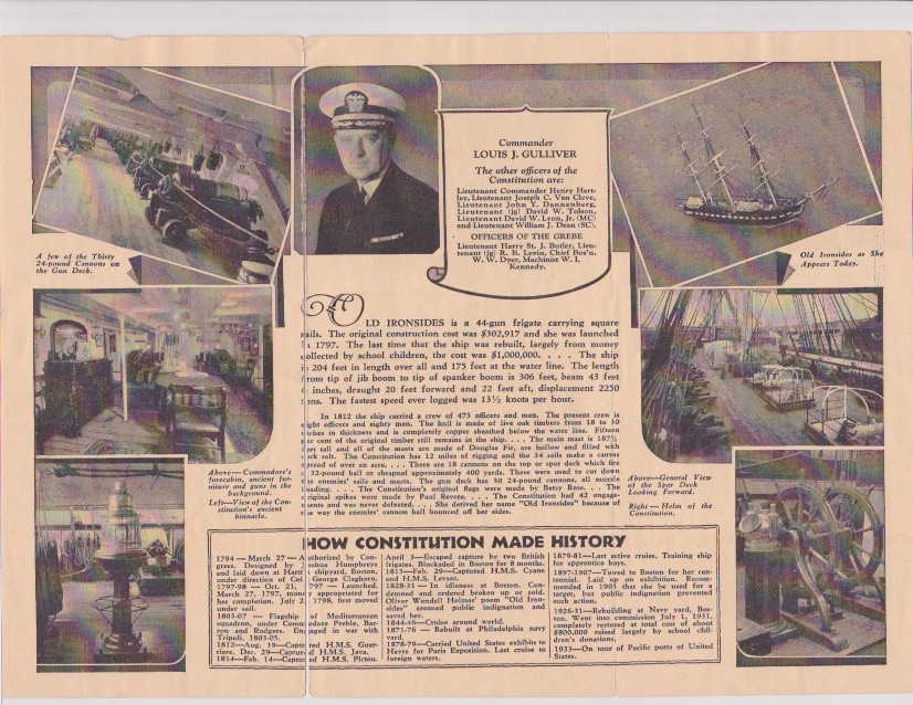 Letters to My Grandparents: Visting "Old Ironsides" in Portland 1933