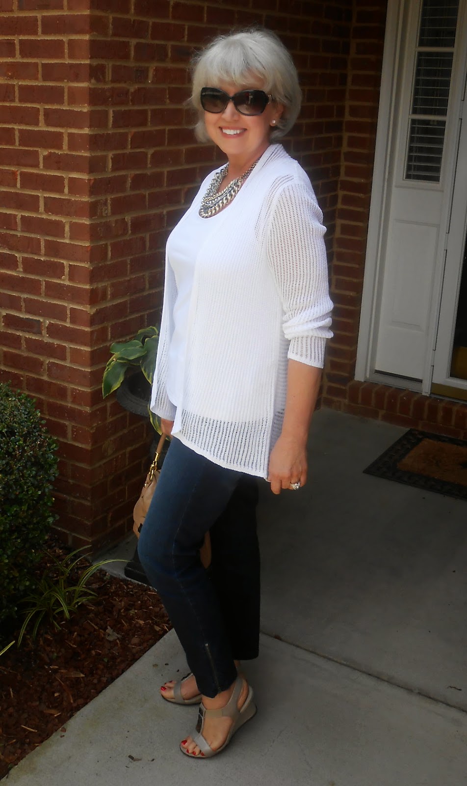 Fifty, not Frumpy: Jeans and White