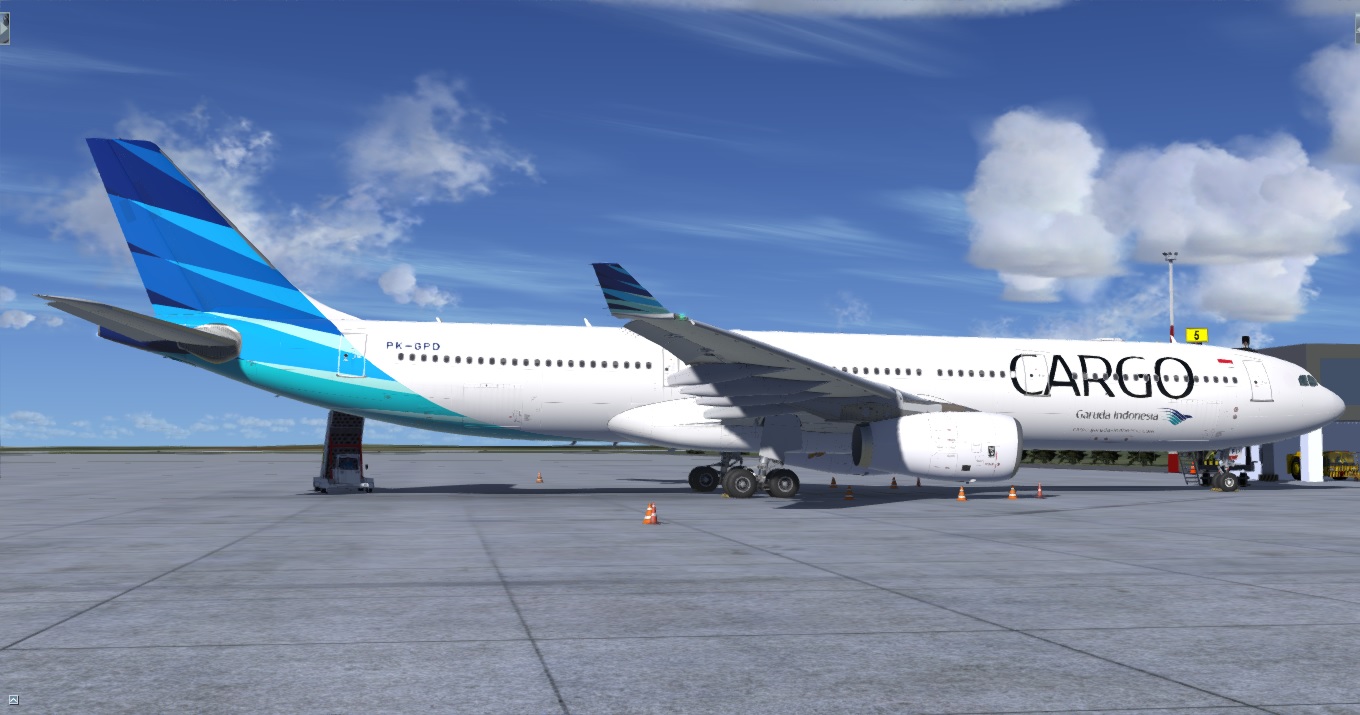Airbus A330-341 / Garuda Indonesia (Cargo) / PK-GPD ~ justsomewritings