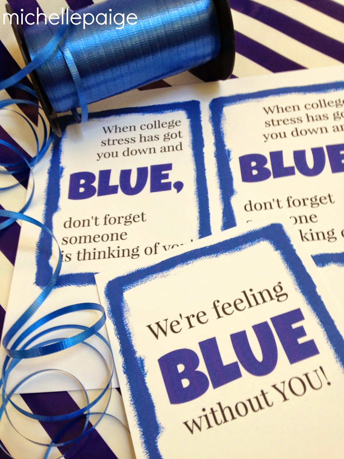michelle paige blogs: Got the Blues Gift for College Students with ...