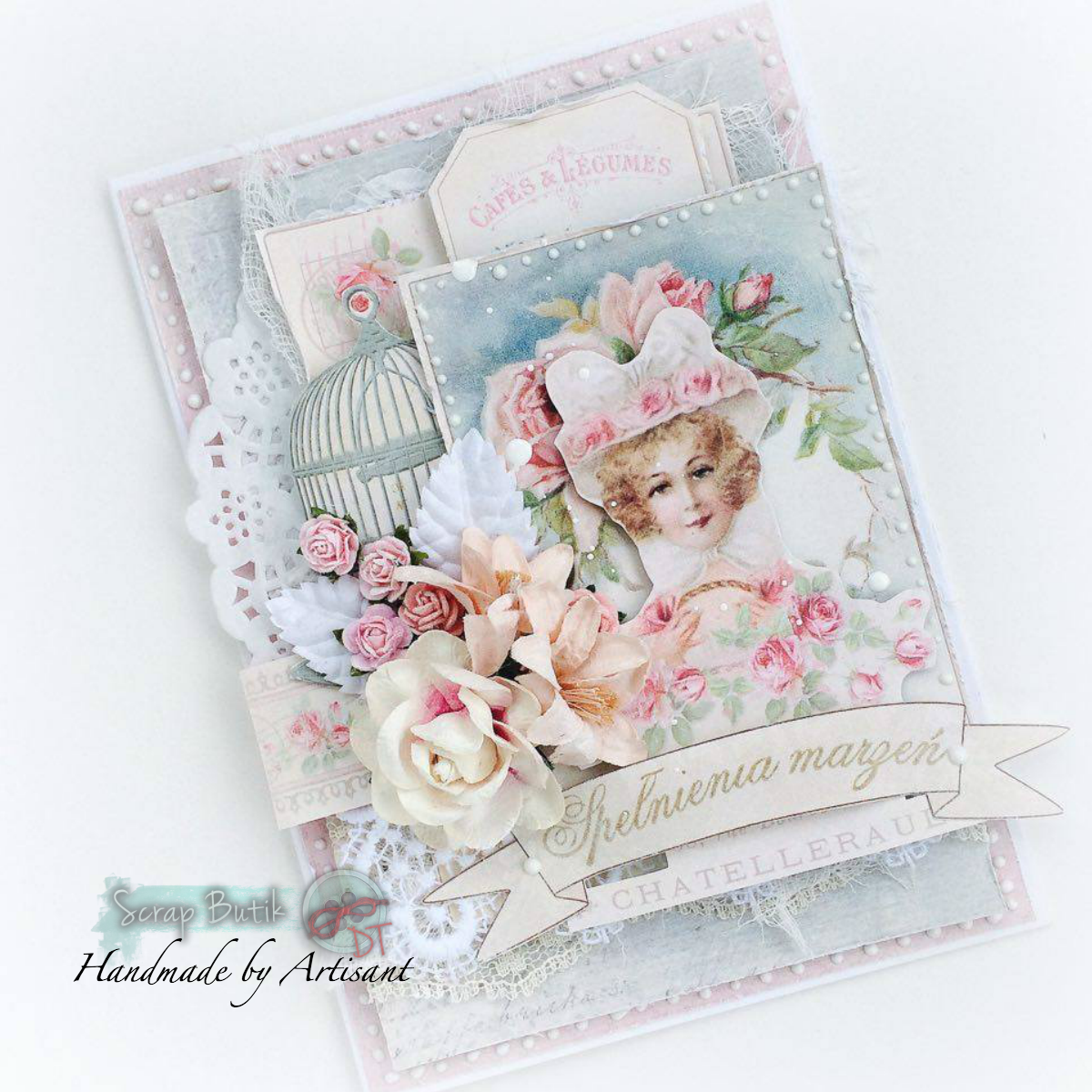 Artisant: "French Romance" card + tutorial