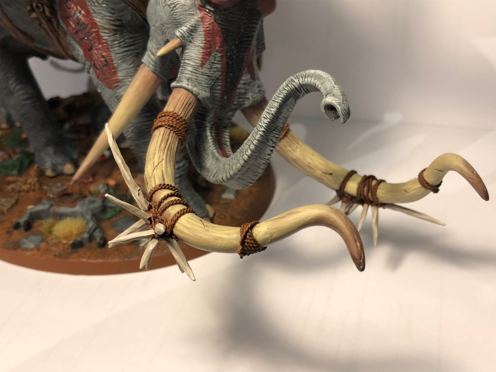 The Fellowship of the Miniatures: Mumak War leader