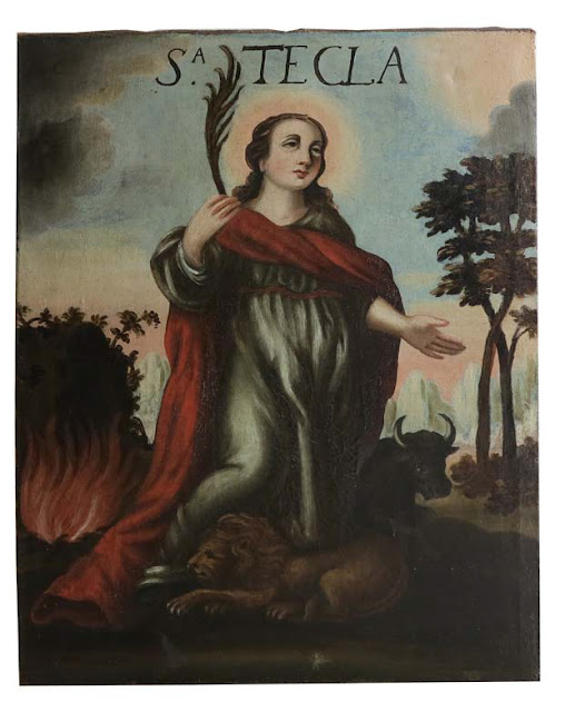 Vida de Santos y Santas: SANTA TECLA, virgen y protomártir. (+ hacia el ...
