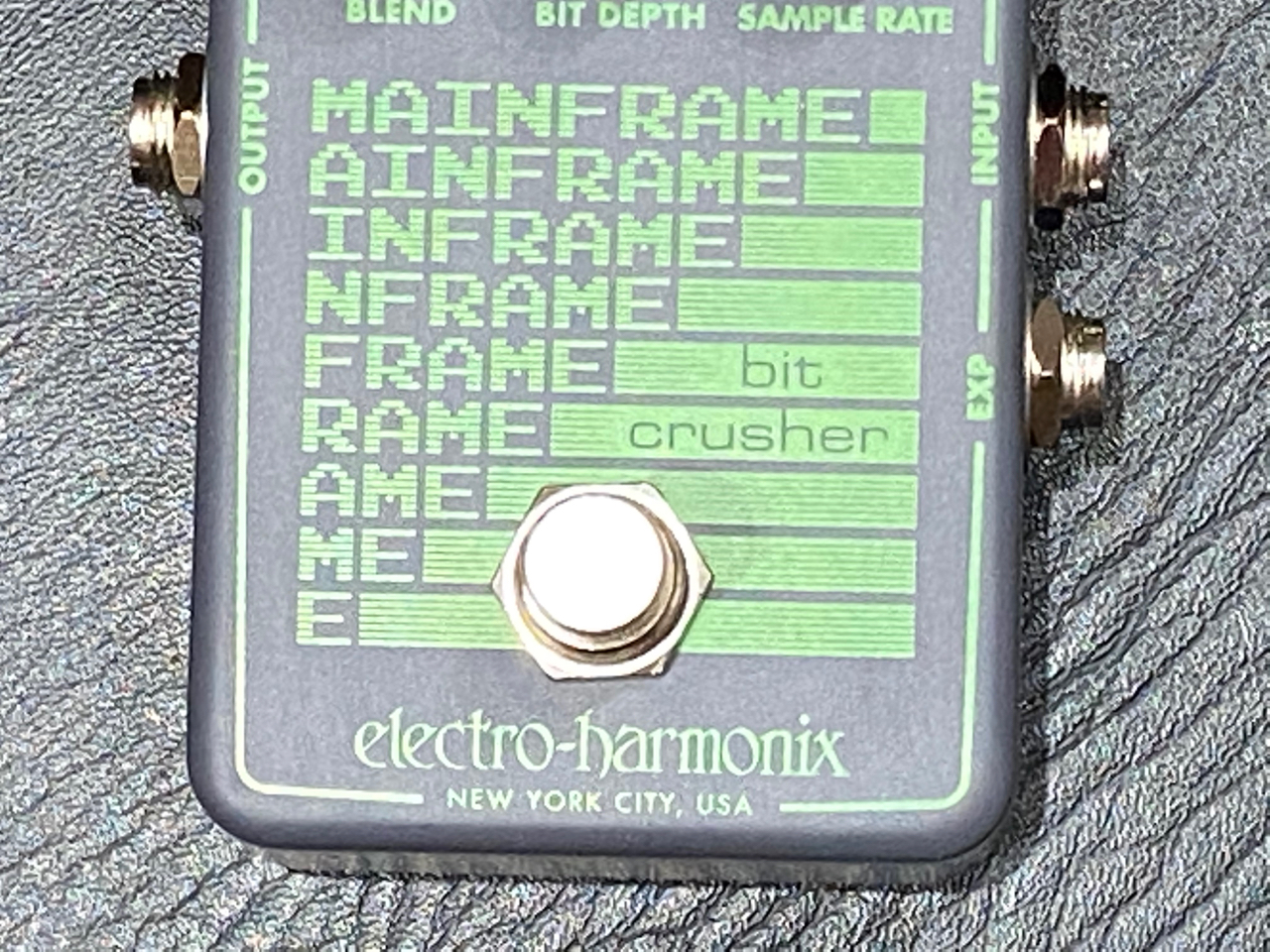 High on Technology: REVIEW EHX ELECTRO-HARMONIX MAINFRAME BIT CRUSHER ...