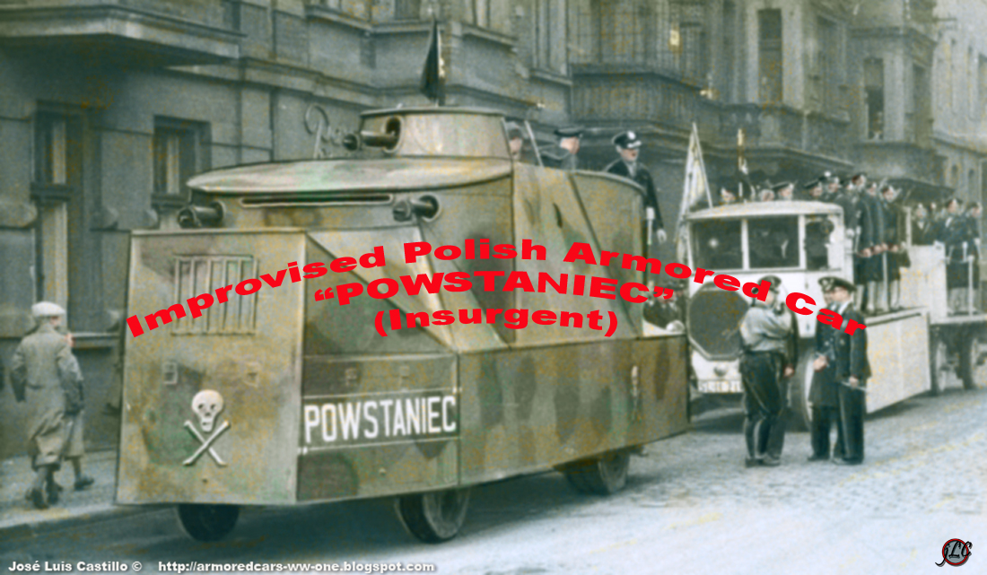 Armored Cars in the WWI: Improvised Polish Armored Car “POWSTANIEC ...