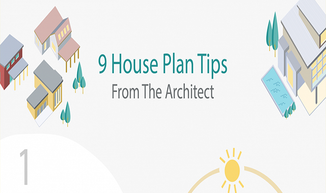 9 House Plan Tips From The Architect #infographic - Visualistan