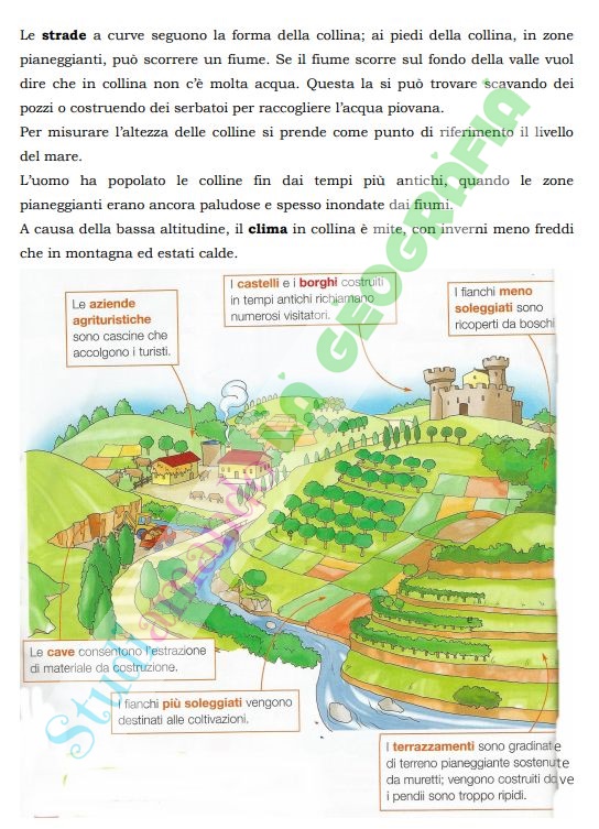 Studiamando liberamente: Studiamando la Geografia: La collina. Anche ...