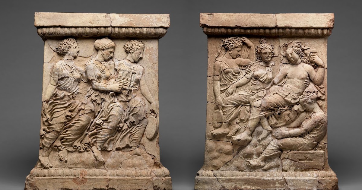 Aphrodite, Persephone, and Adonis relief 400-375 BCE