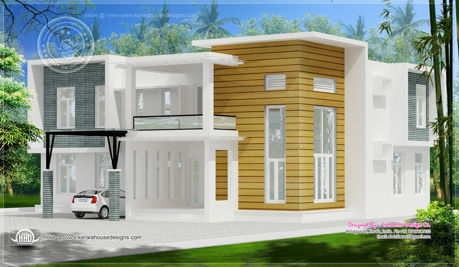 5 different house exteriors by Concetto Design - Kerala Home Design and ...