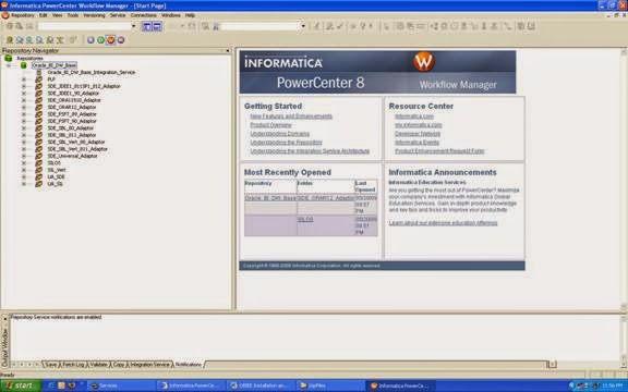 Configuring Informatica PowerCenter Workflow Manager