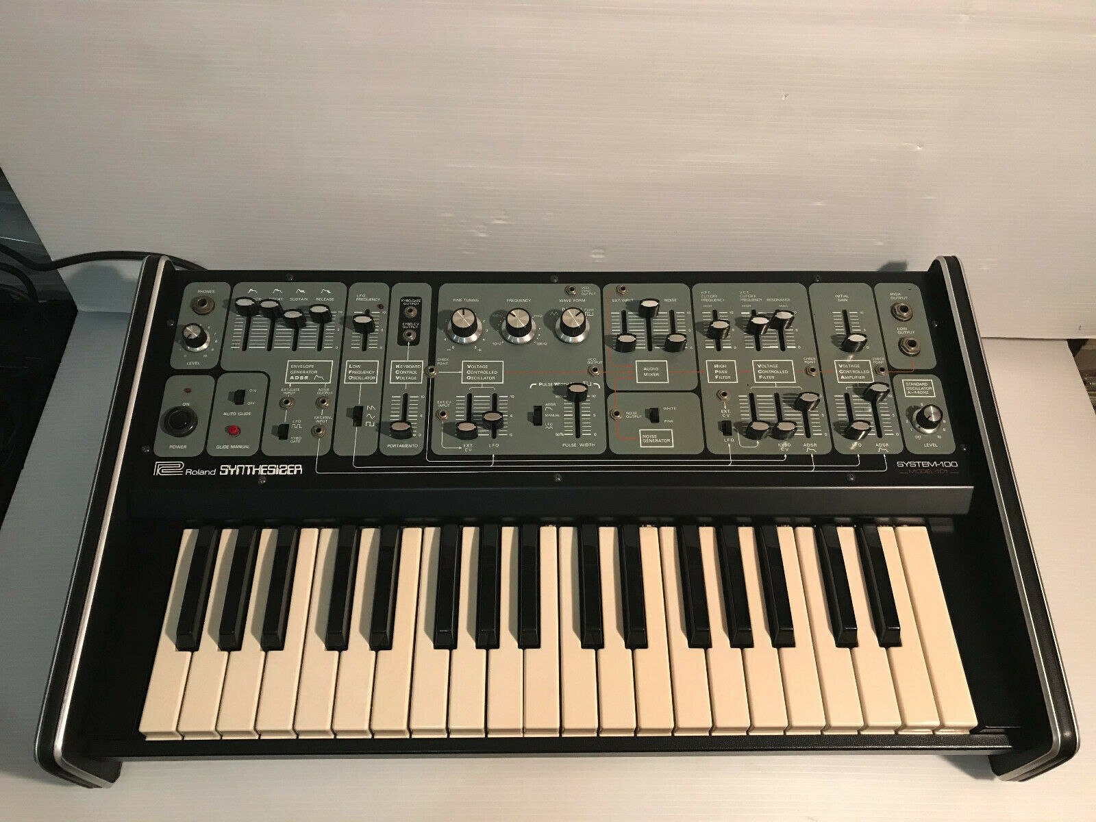MATRIXSYNTH: Roland System 100 101 Analog Synth Synthesizer Keyboard