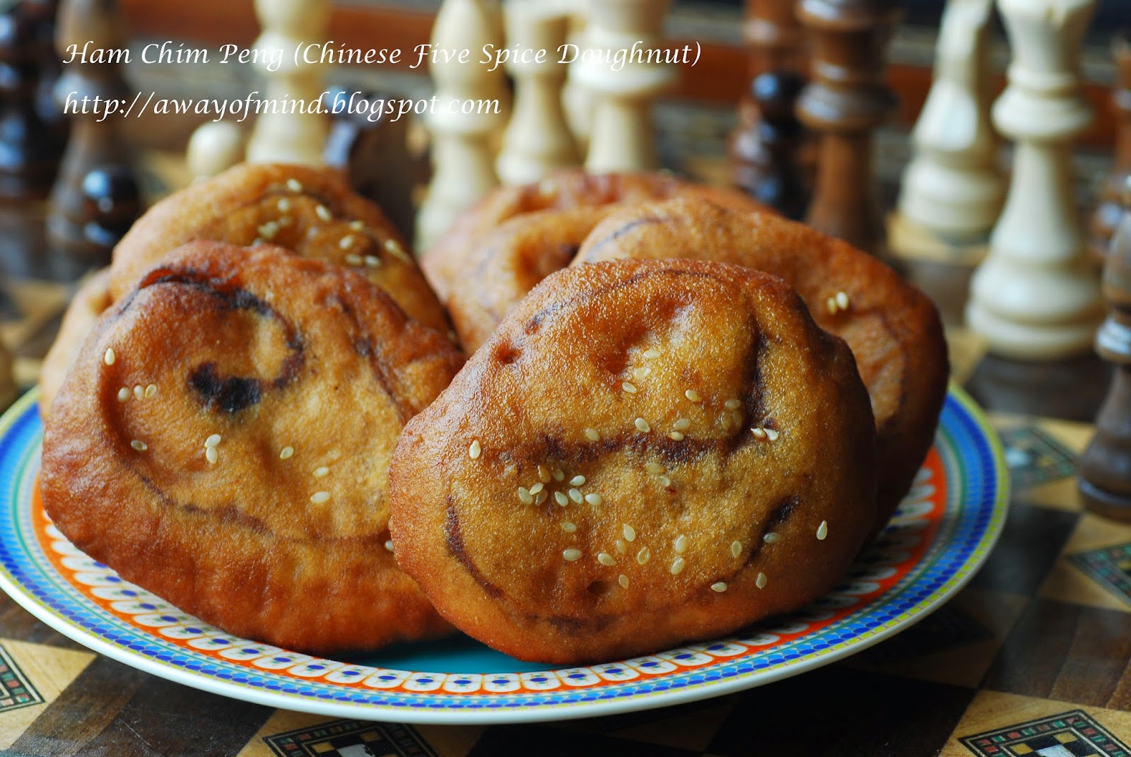 Awayofmind Bakery House: Ham Chim Peng (Chinese Five Spice Doughnut 咸煎饼)