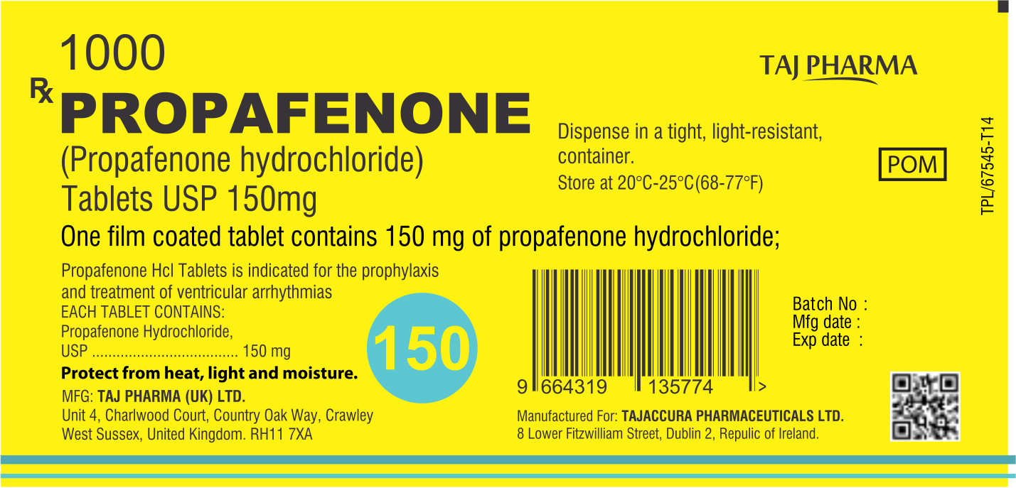 PROPAFENONE HYDROCHLORIDE 150MG TABLETS: PROPAFENONE HYDROCHLORIDE ...