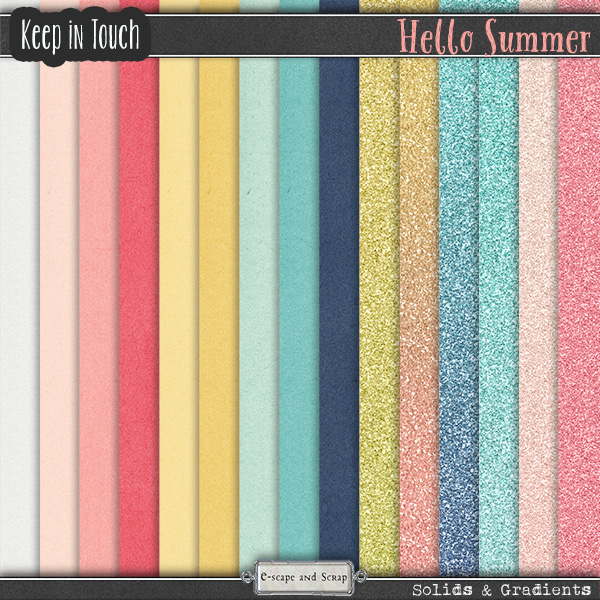 E-scape and Scrap: Hello Summer FREEbie for you