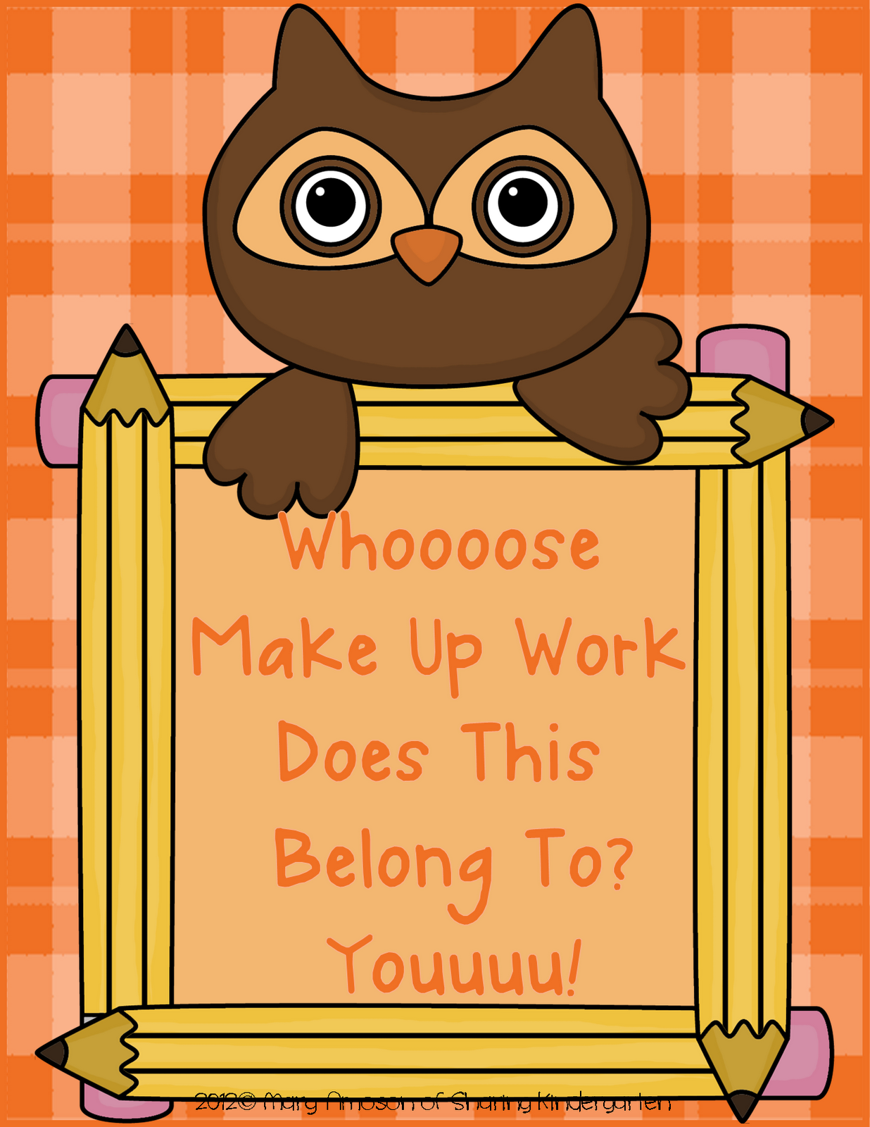 Classroom Freebies Too: New "While You Were Away"