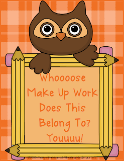 Classroom Freebies Too: New "While You Were Away"